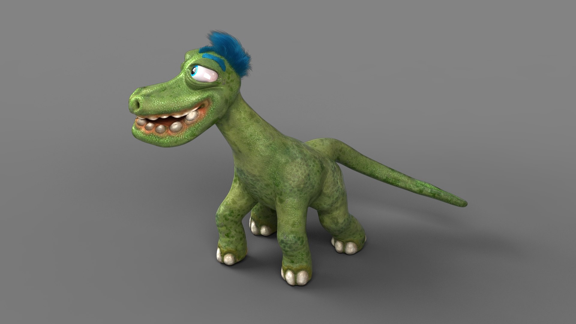 Dinosaur Cartoon Model - TurboSquid 1359560