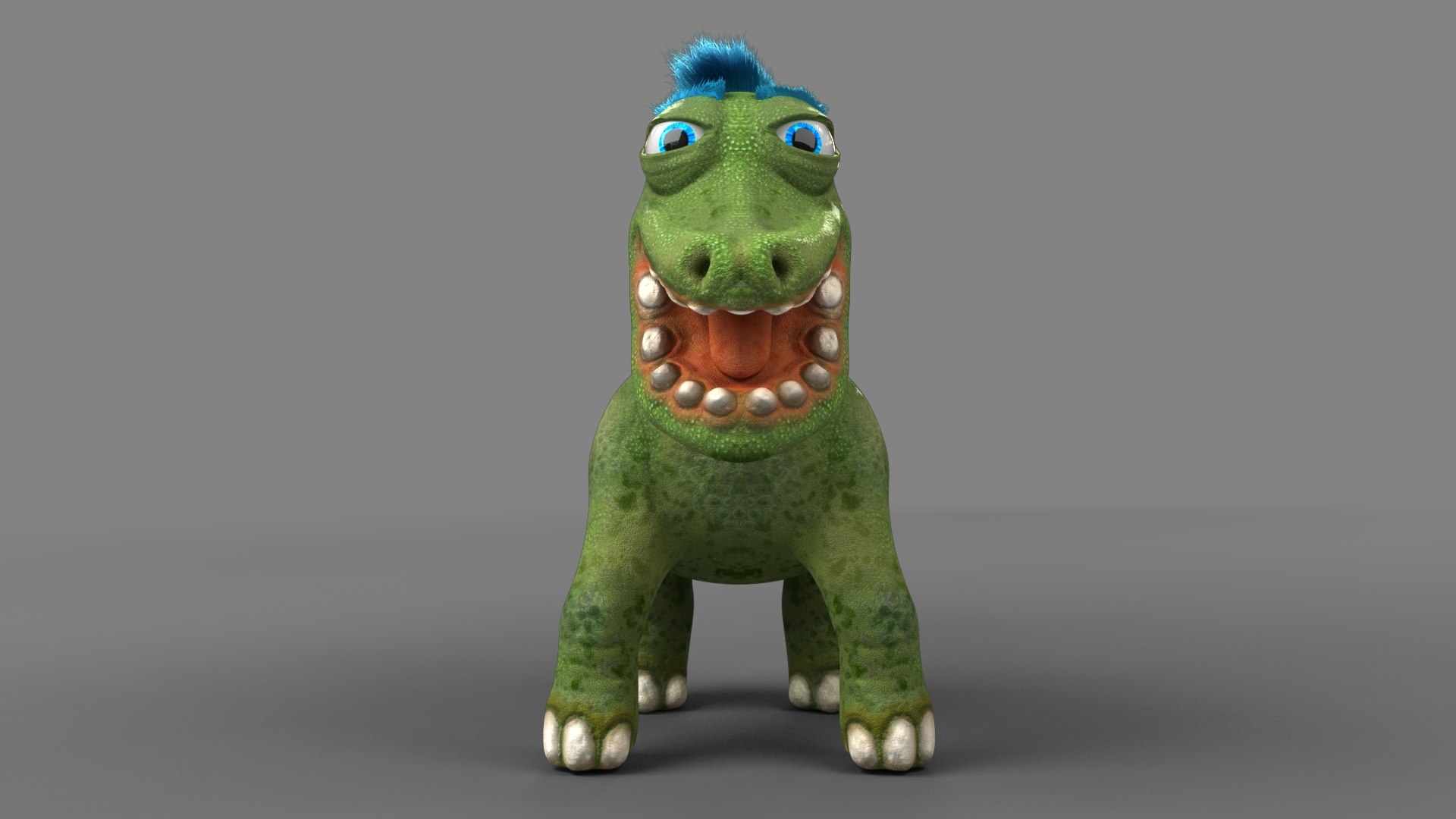 Dinosaur Cartoon Model - TurboSquid 1359560