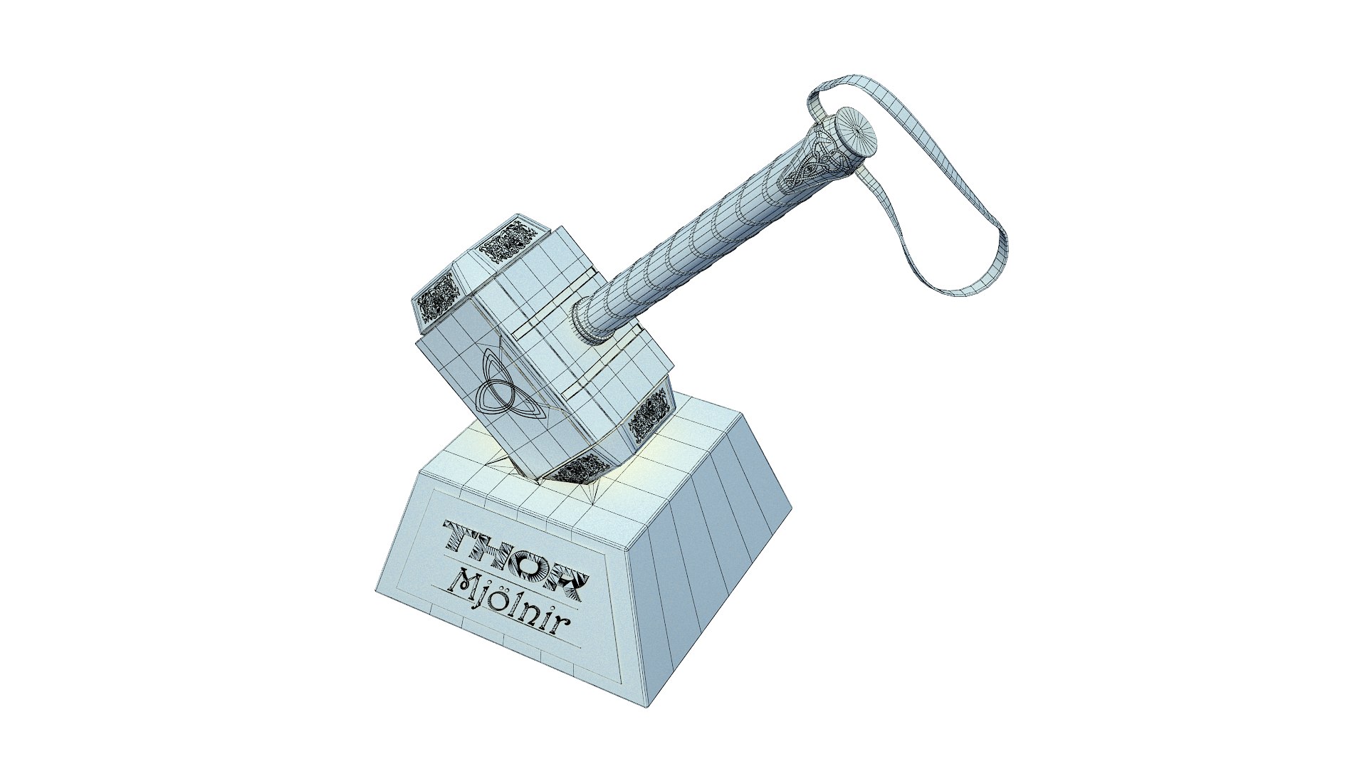 Thor Hammer Mjolnir 3D Model - TurboSquid 1326369