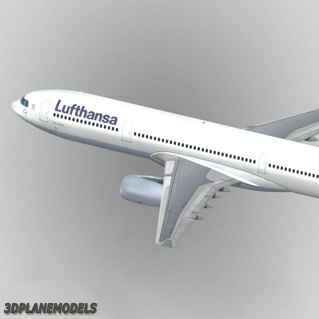 Airbus A330-300 3d Model