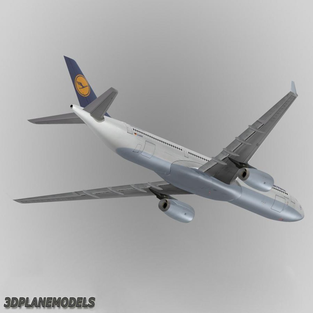 Airbus A330-300 3d Model