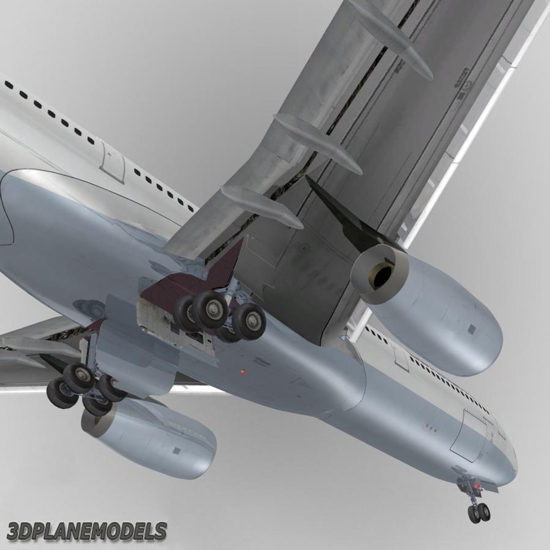 Airbus A330-300 3d Model
