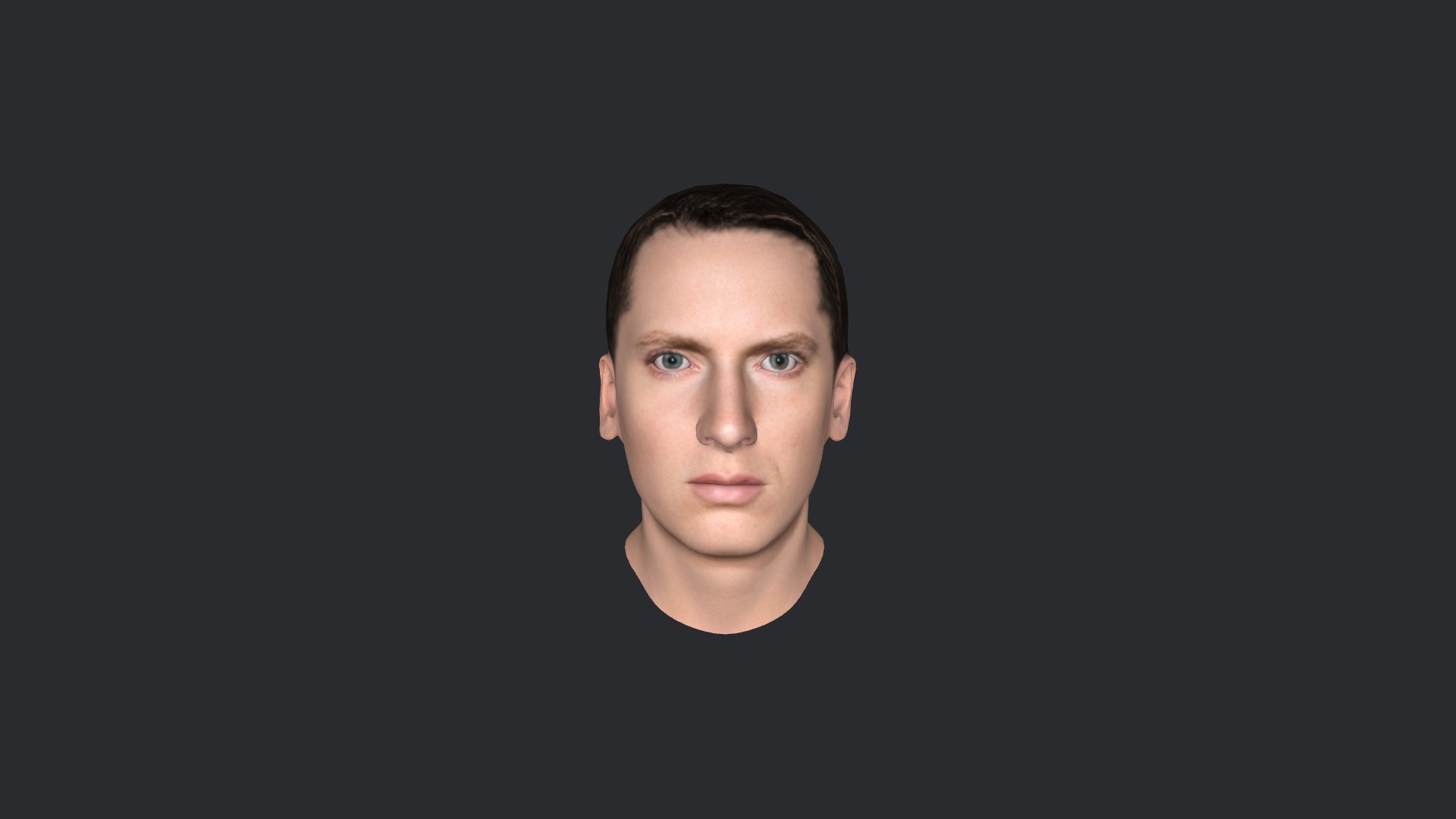 Eminem Hyper Realistic Full Body Fully Rigged Character 3D Model ...