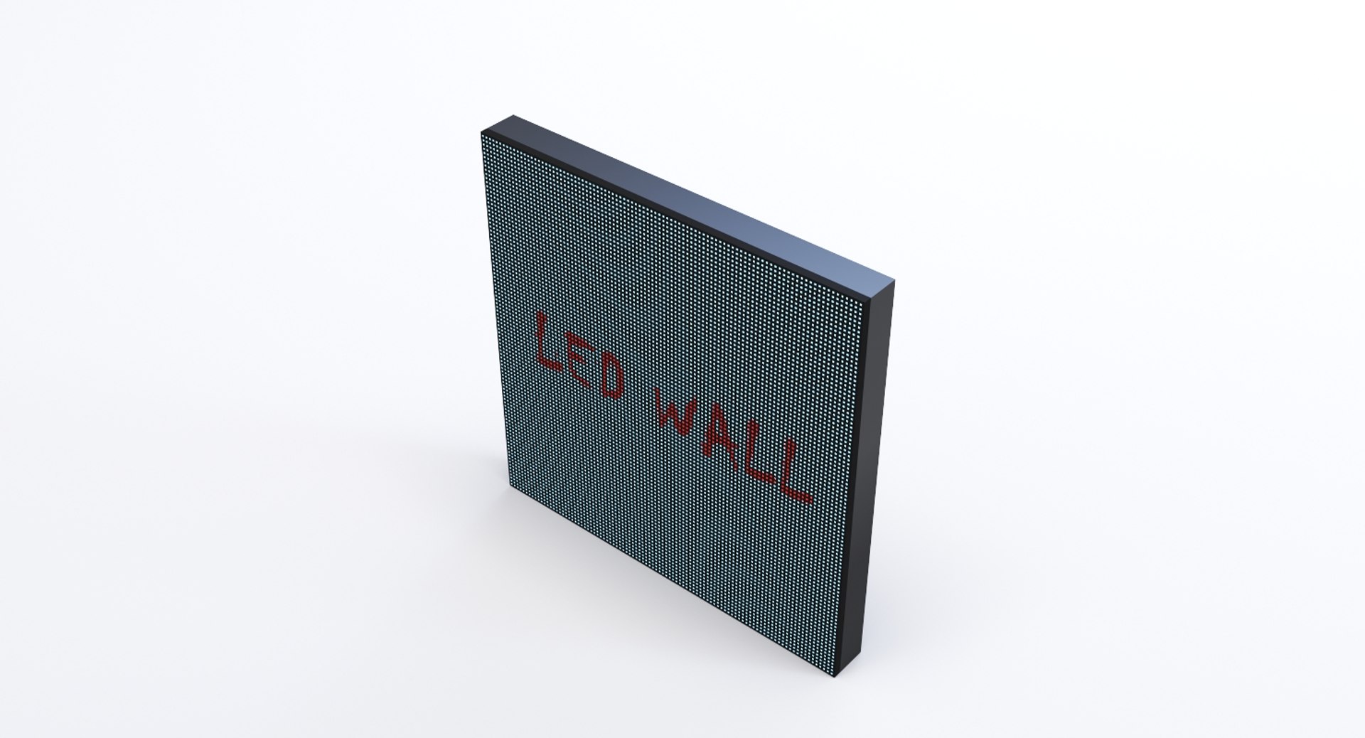 Led Panel 3D Model - TurboSquid 1326466