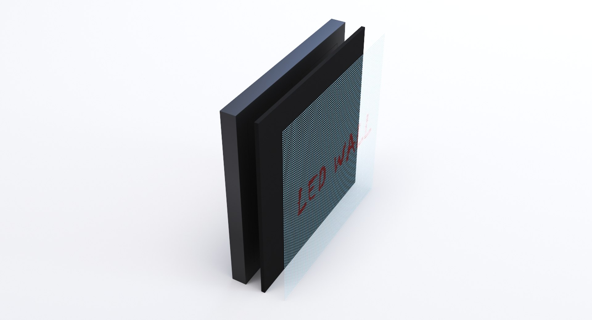 Led Panel 3D Model - TurboSquid 1326466