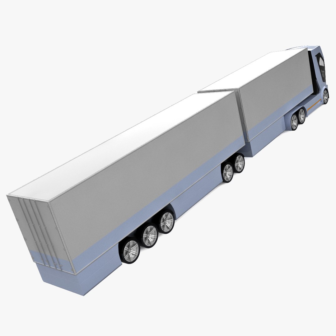 realistic concept truck vision 3d 3ds