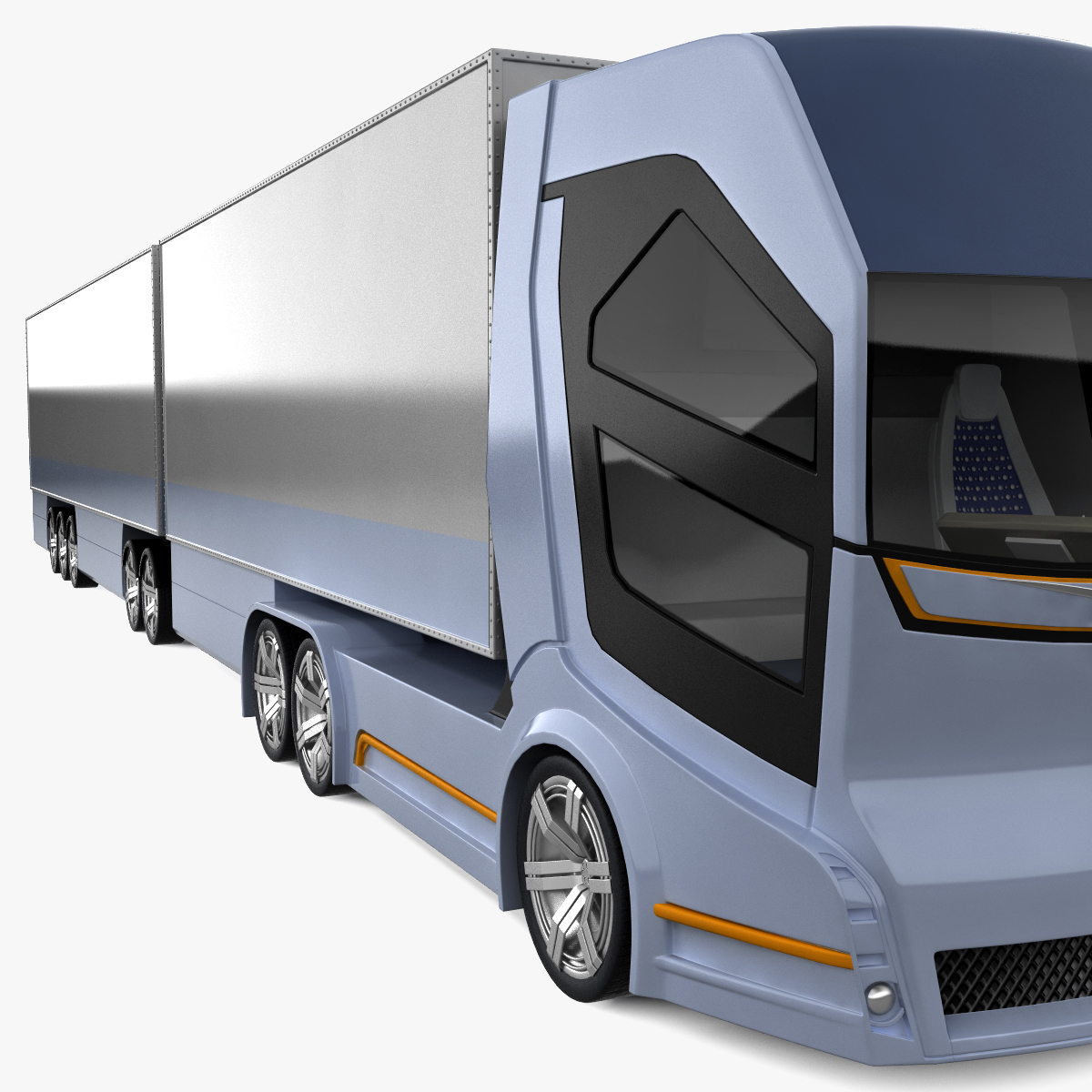 realistic concept truck vision 3d 3ds
