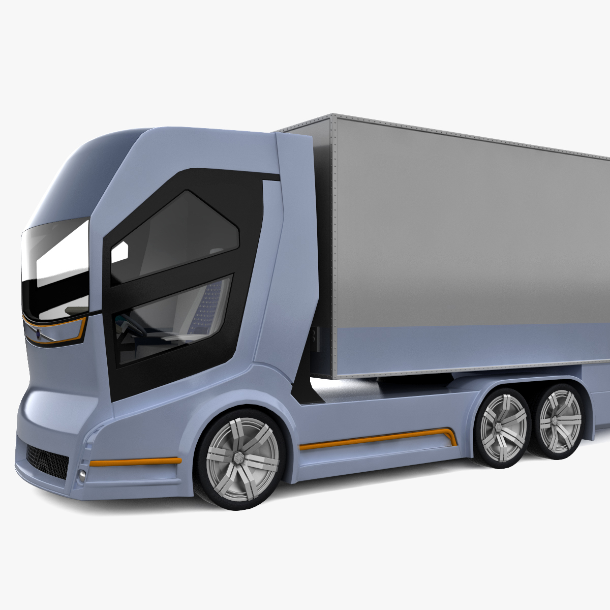 realistic concept truck vision 3d 3ds