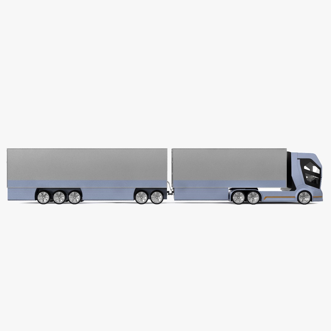 realistic concept truck vision 3d 3ds