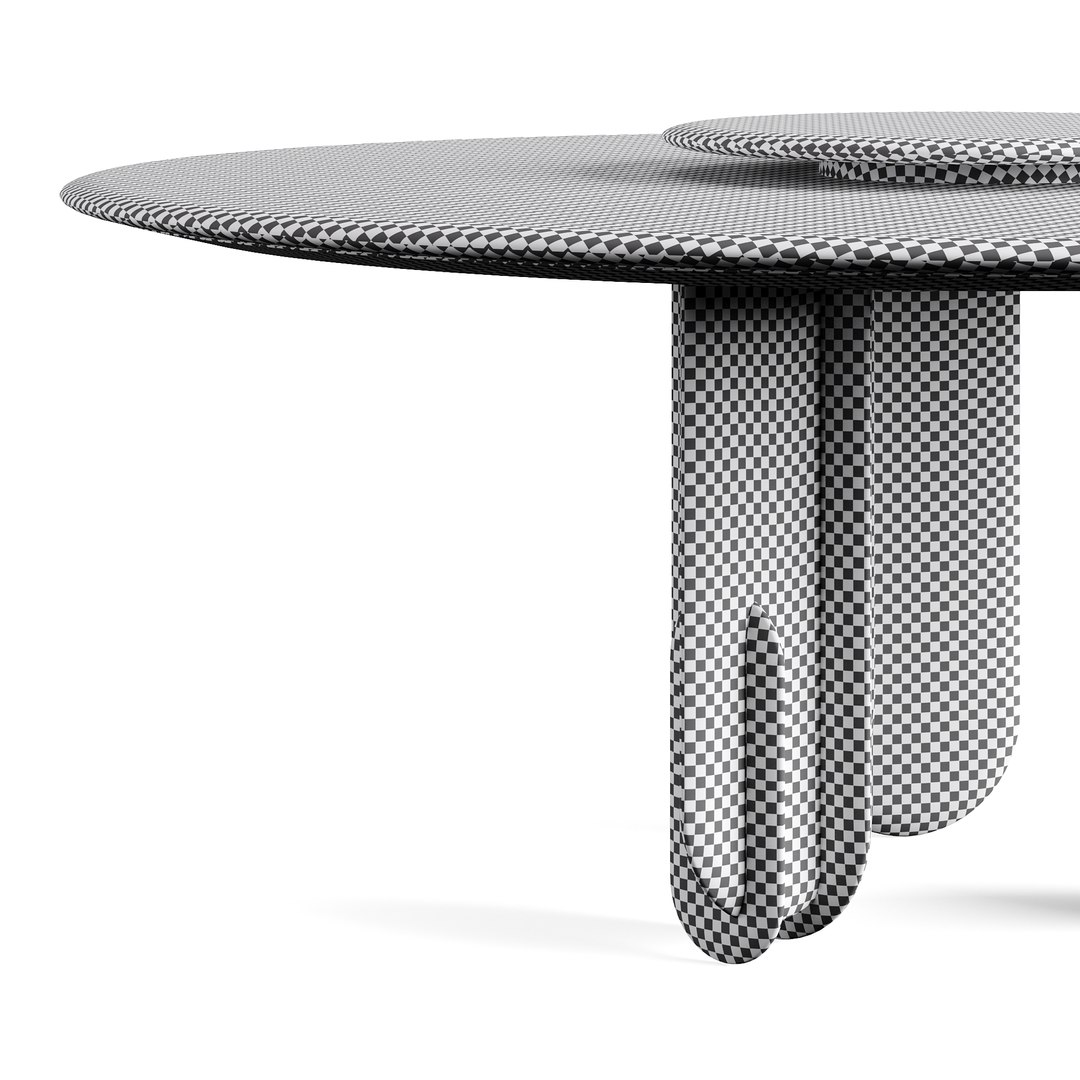 Laura Meroni Talento Round Dining Table 3D - TurboSquid 2064830