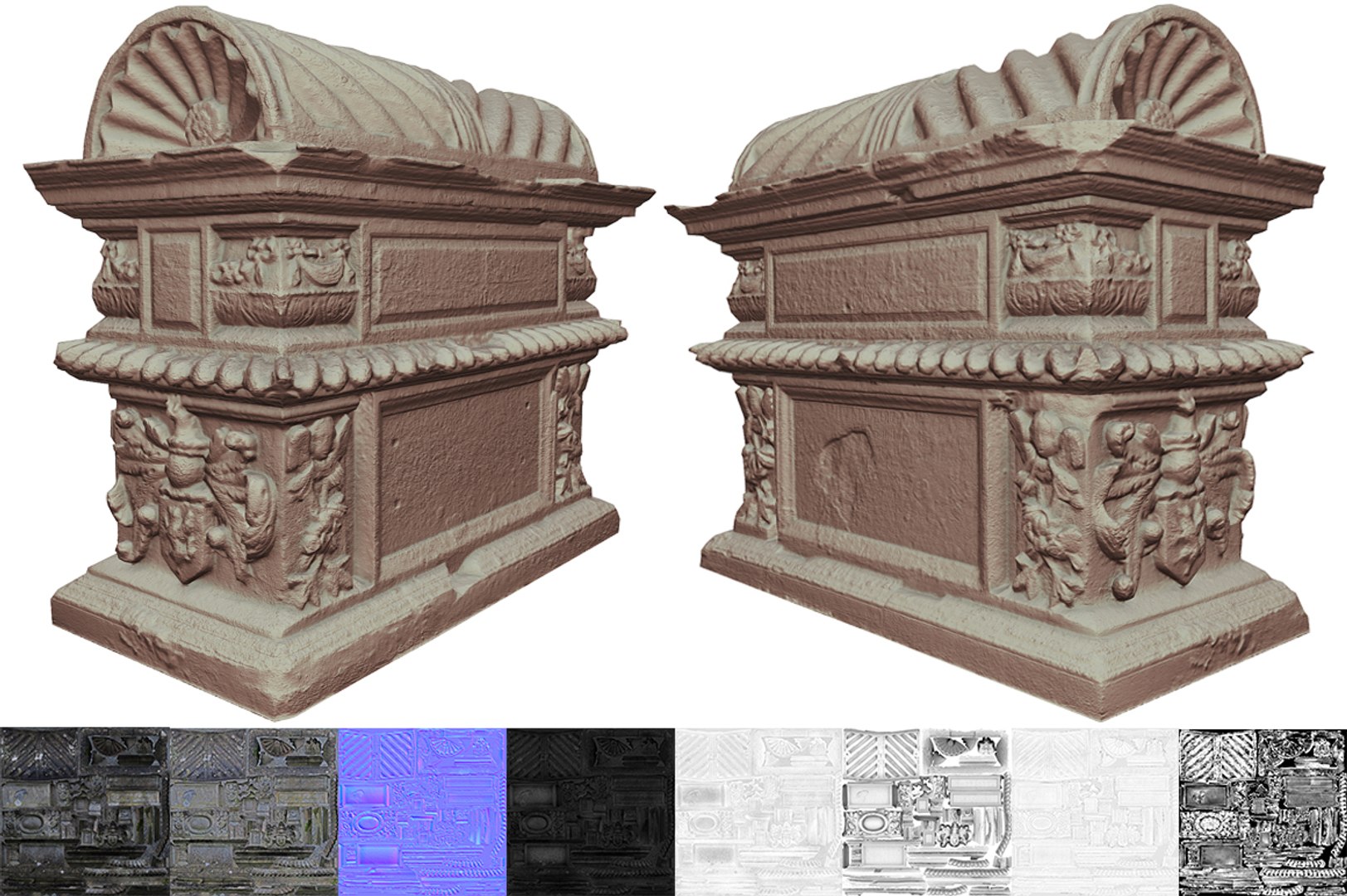 3D Morgan Bale Tomb Model - TurboSquid 1173917