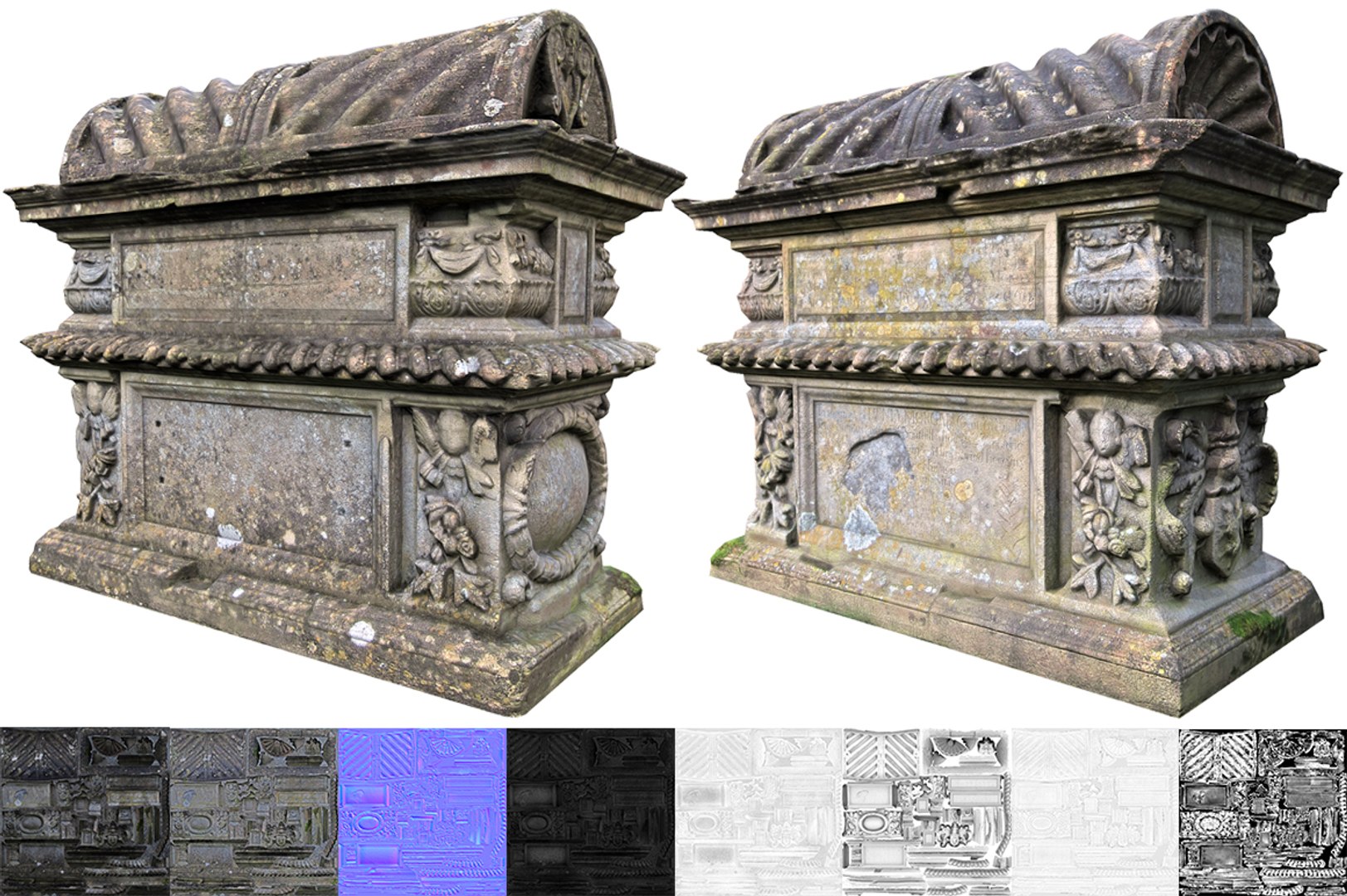 3D Morgan Bale Tomb Model - TurboSquid 1173917