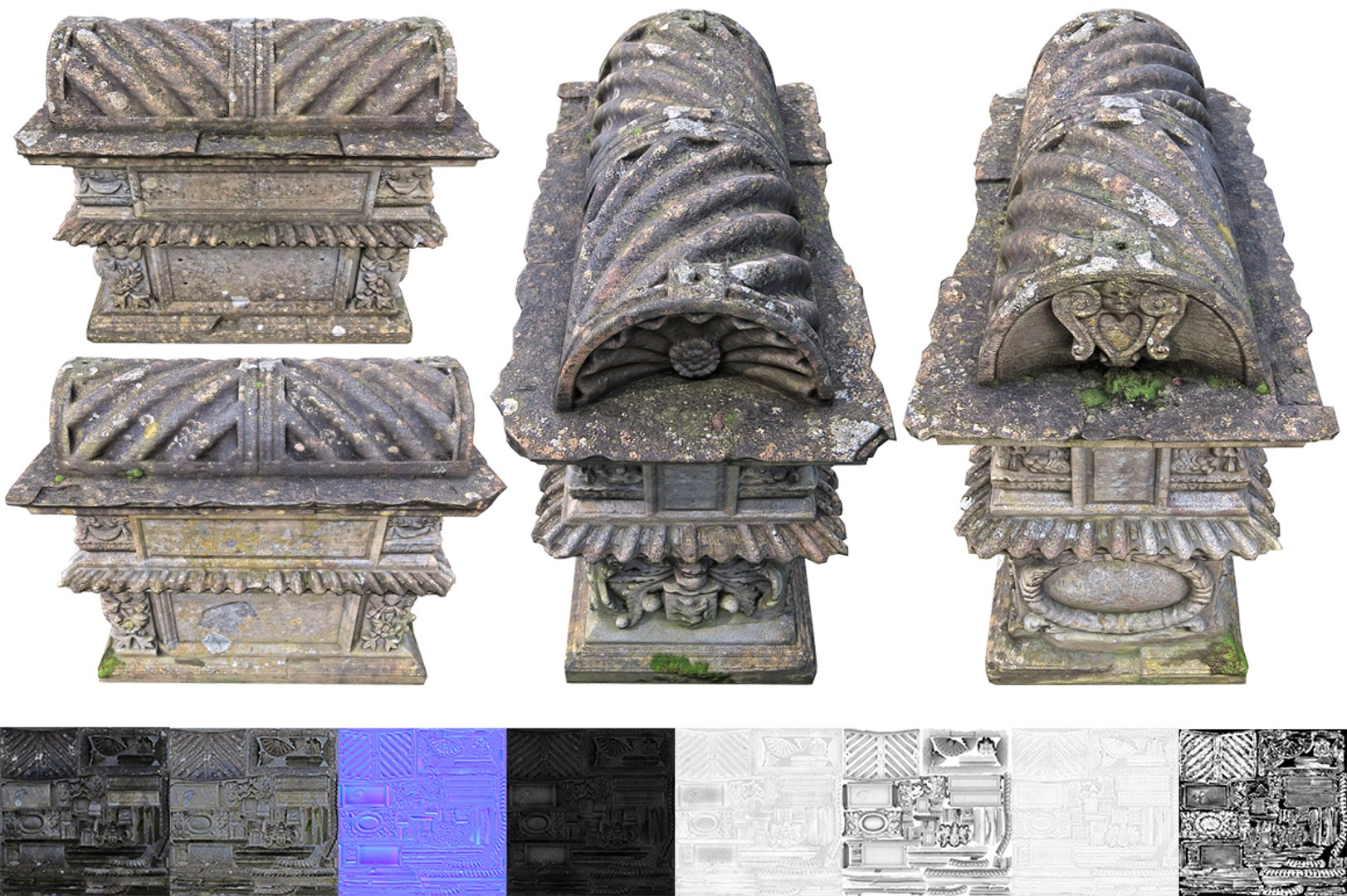 3D Morgan Bale Tomb Model - TurboSquid 1173917