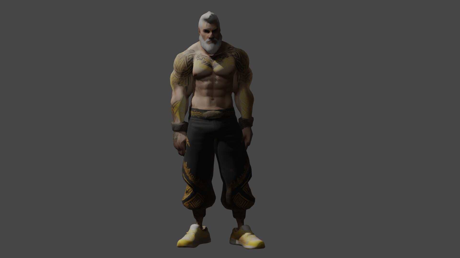 3D Model Stylyzed Brutal Toon Man - TurboSquid 2301898
