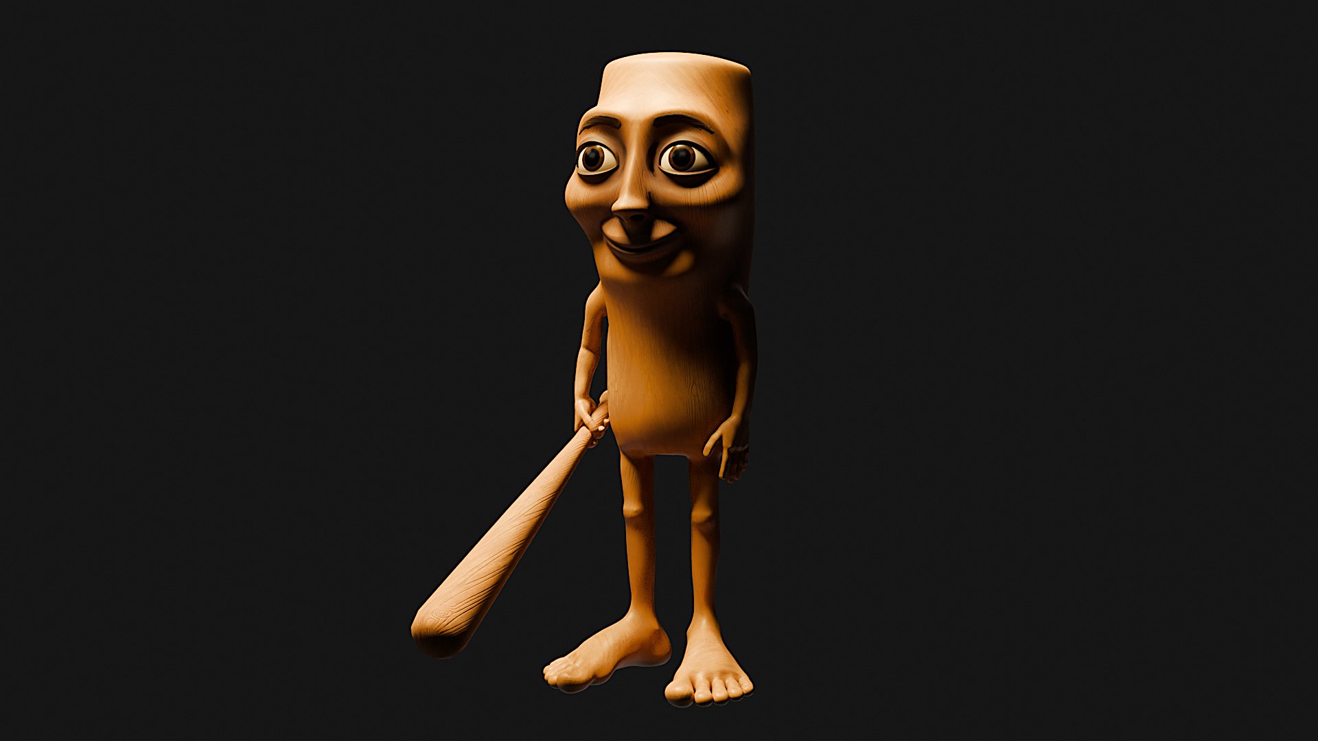 3D TungTung Sahur - Brainrot Meme Model - TurboSquid 2414200