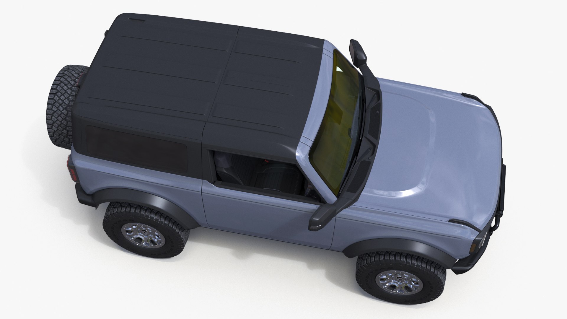 3D Ford Bronco Two Door Off Road SUV Carbonized Gray - TurboSquid 2320959