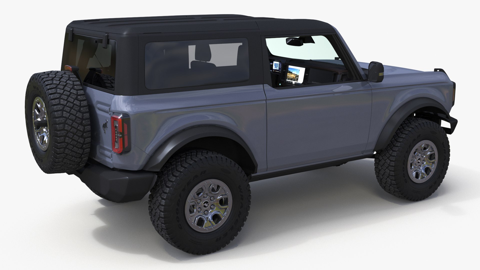 3D Ford Bronco Two Door Off Road SUV Carbonized Gray - TurboSquid 2320959