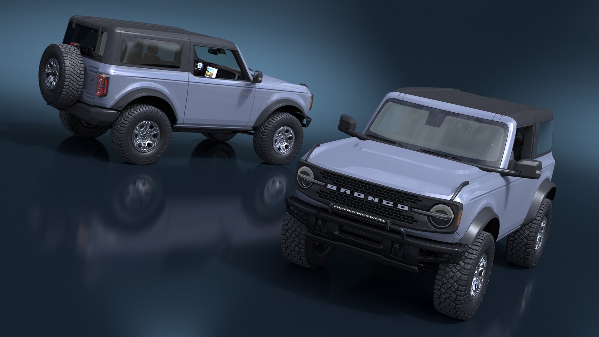 3D Ford Bronco Two Door Off Road SUV Carbonized Gray - TurboSquid 2320959