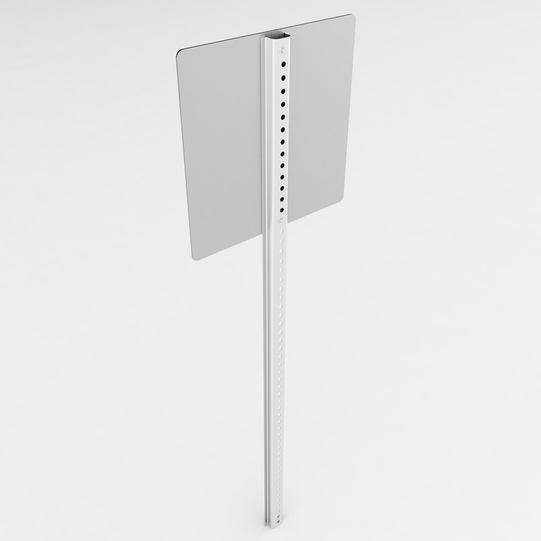 3D left turn sign - TurboSquid 1303201