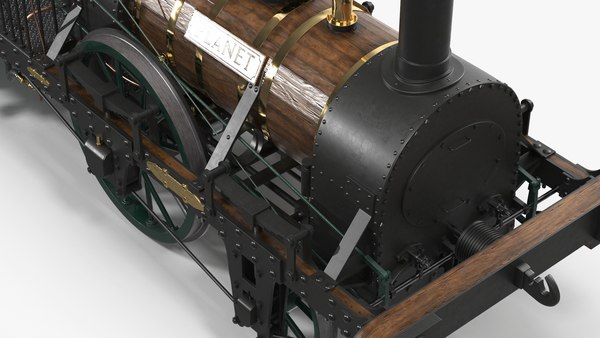 modèle 3D de Vieille planète locomotive par Robert Stephenson ...