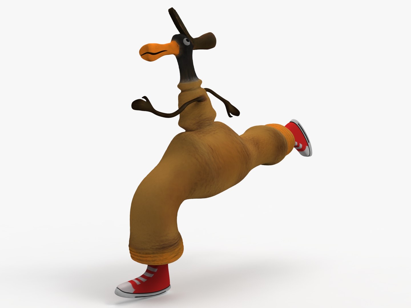 Duck pipe 3D model - TurboSquid 1617500