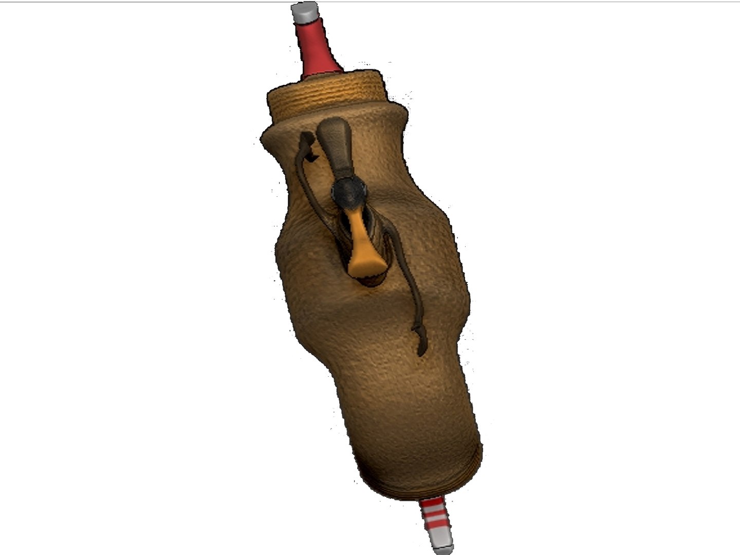 Duck pipe 3D model - TurboSquid 1617500