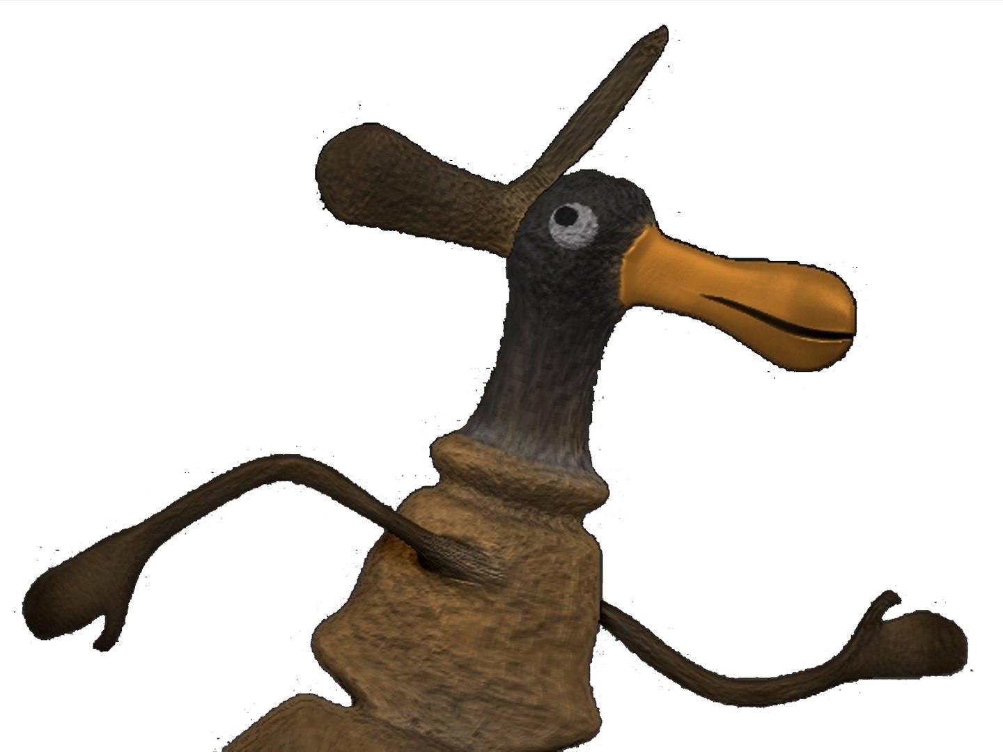 Duck pipe 3D model - TurboSquid 1617500