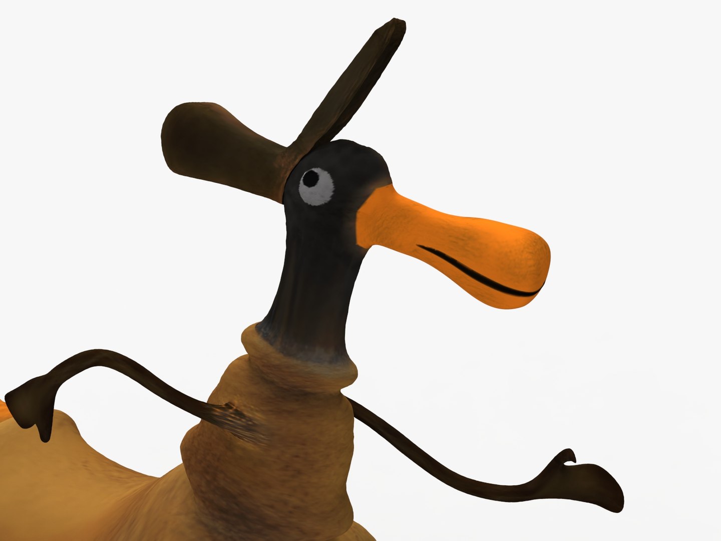 Duck pipe 3D model - TurboSquid 1617500