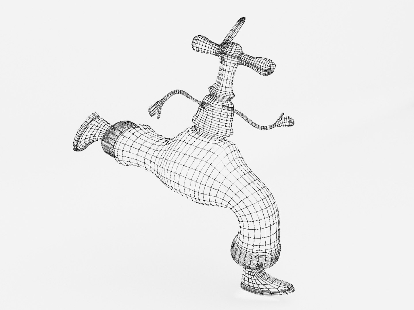 Duck pipe 3D model - TurboSquid 1617500