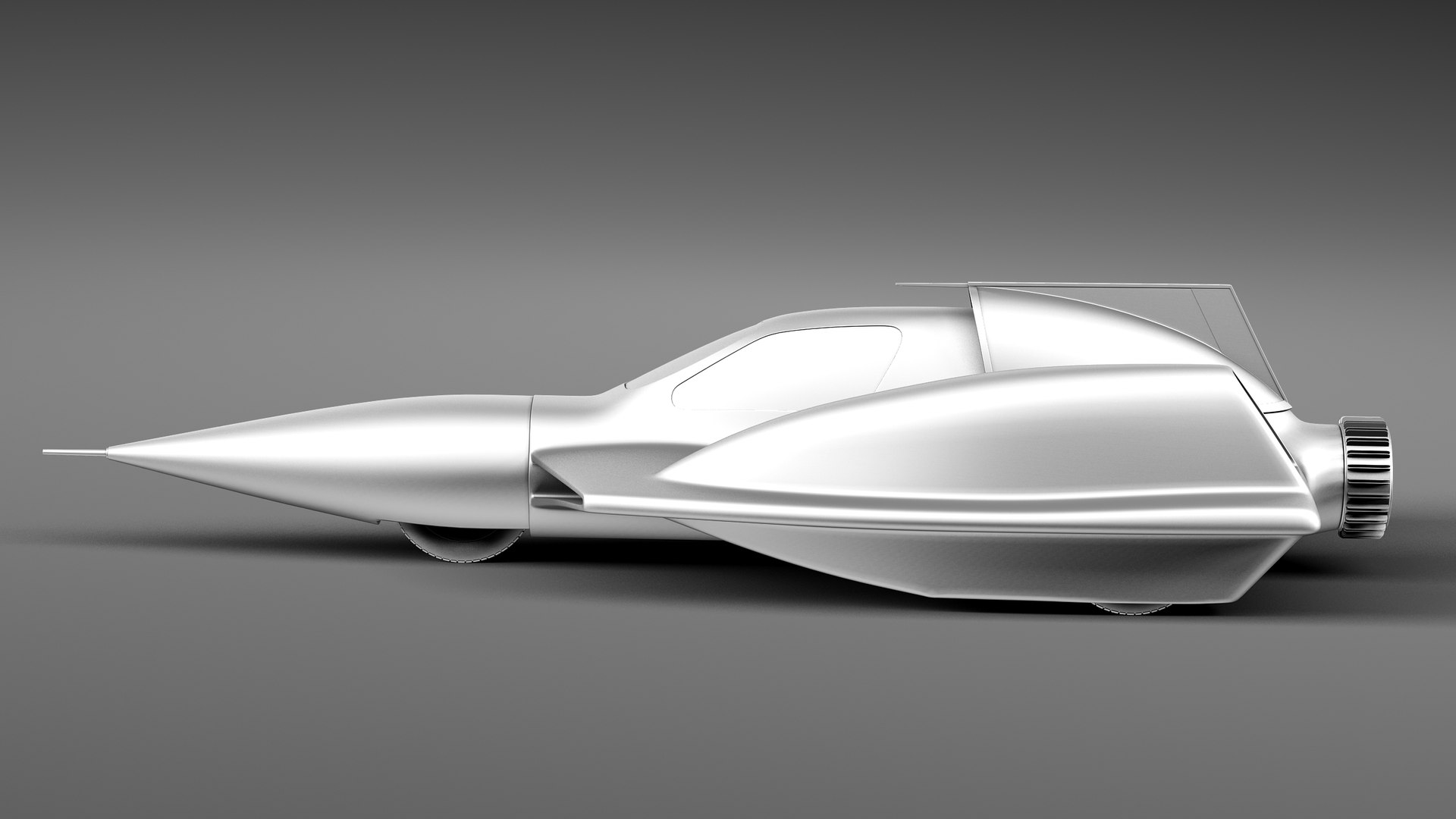 Free Retro Turbo Concept Sonic 3d Model