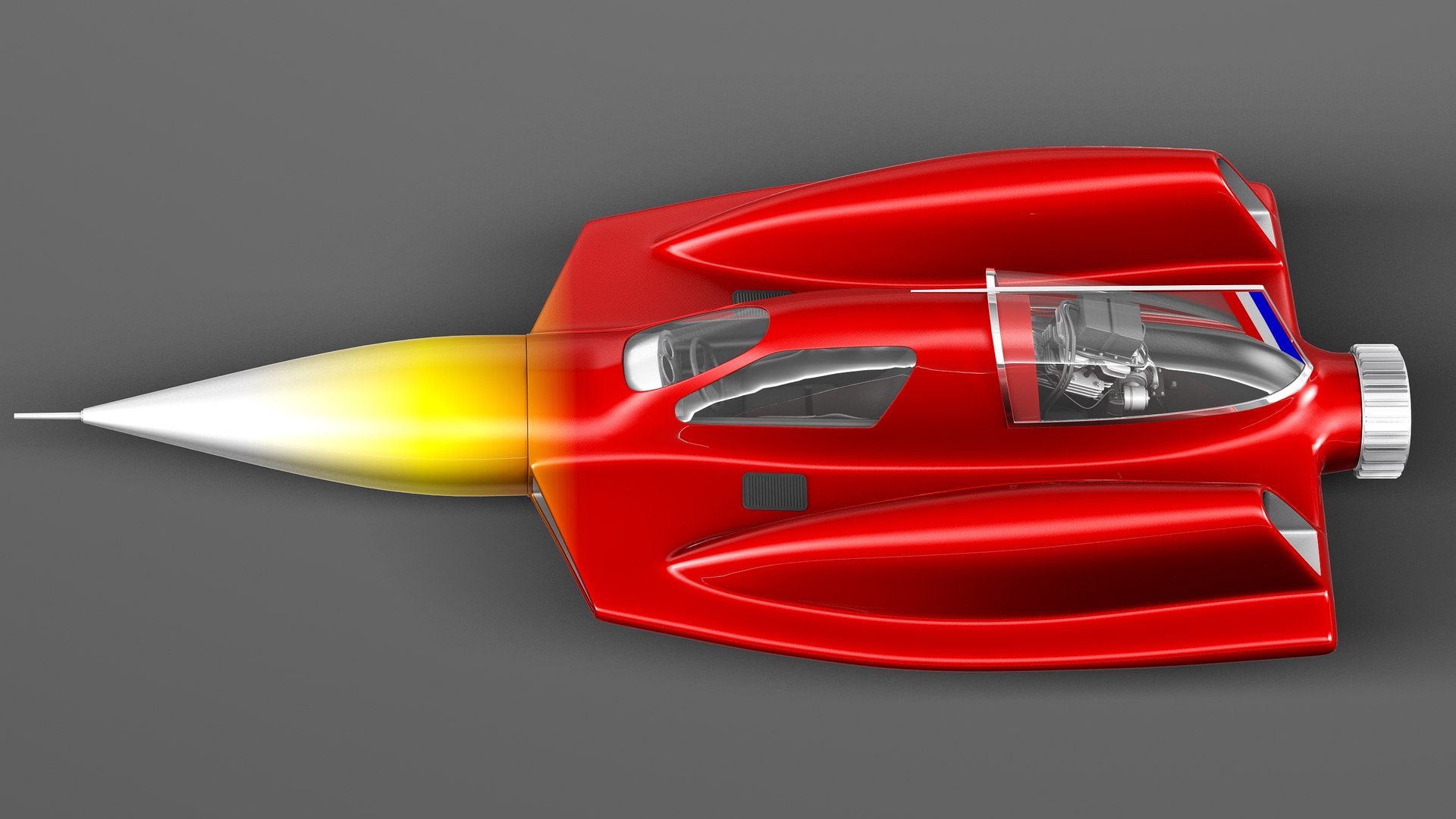 Free Retro Turbo Concept Sonic 3d Model
