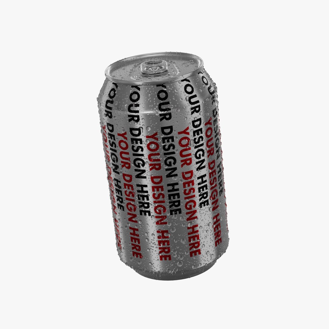 3D 350ml Can Condensation 3D Model - TurboSquid 2139052