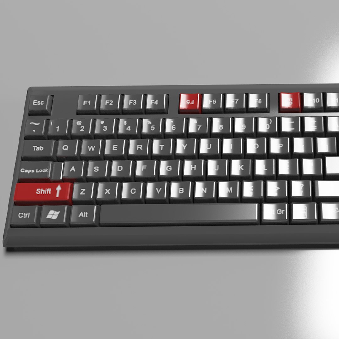 Keyboard Model - TurboSquid 1989667