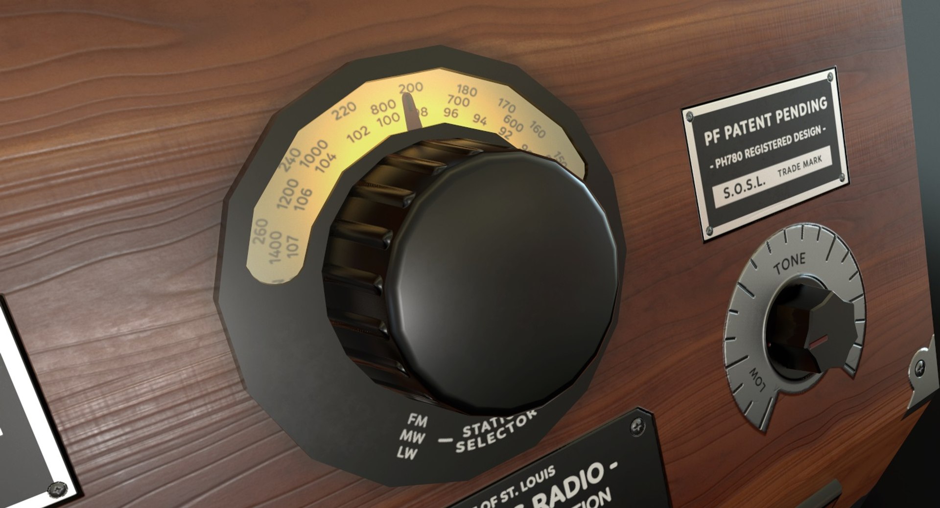 3d Spirit St Louis Radio