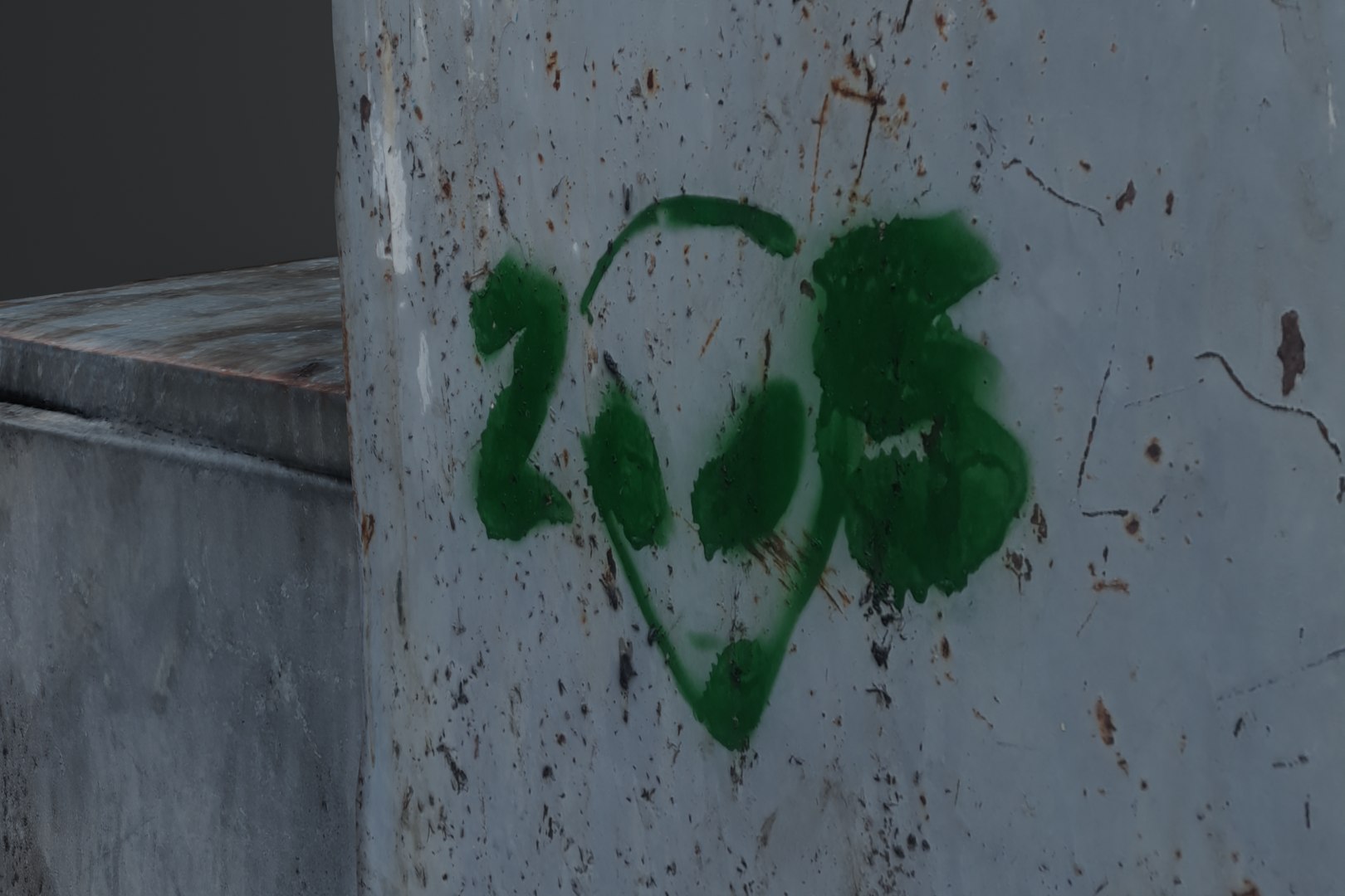 Grey Electricity Box 3D - TurboSquid 2068353