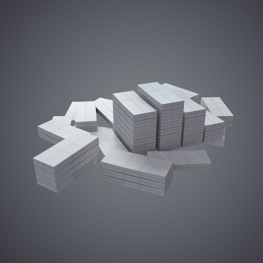 100 Dollar Bills Packs Model - TurboSquid 1337746