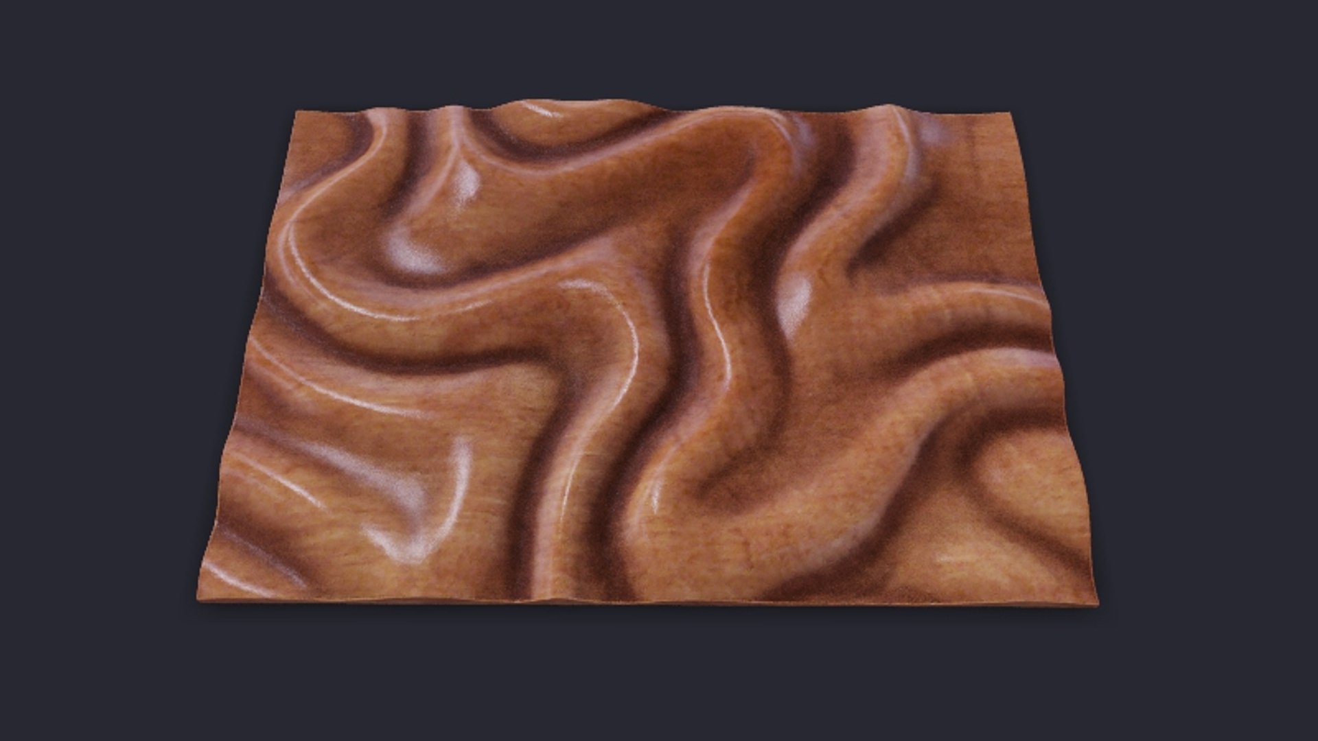 3D Wavy Wall Art Panel For Cnc Carving 3D Print Model - TurboSquid 2333955
