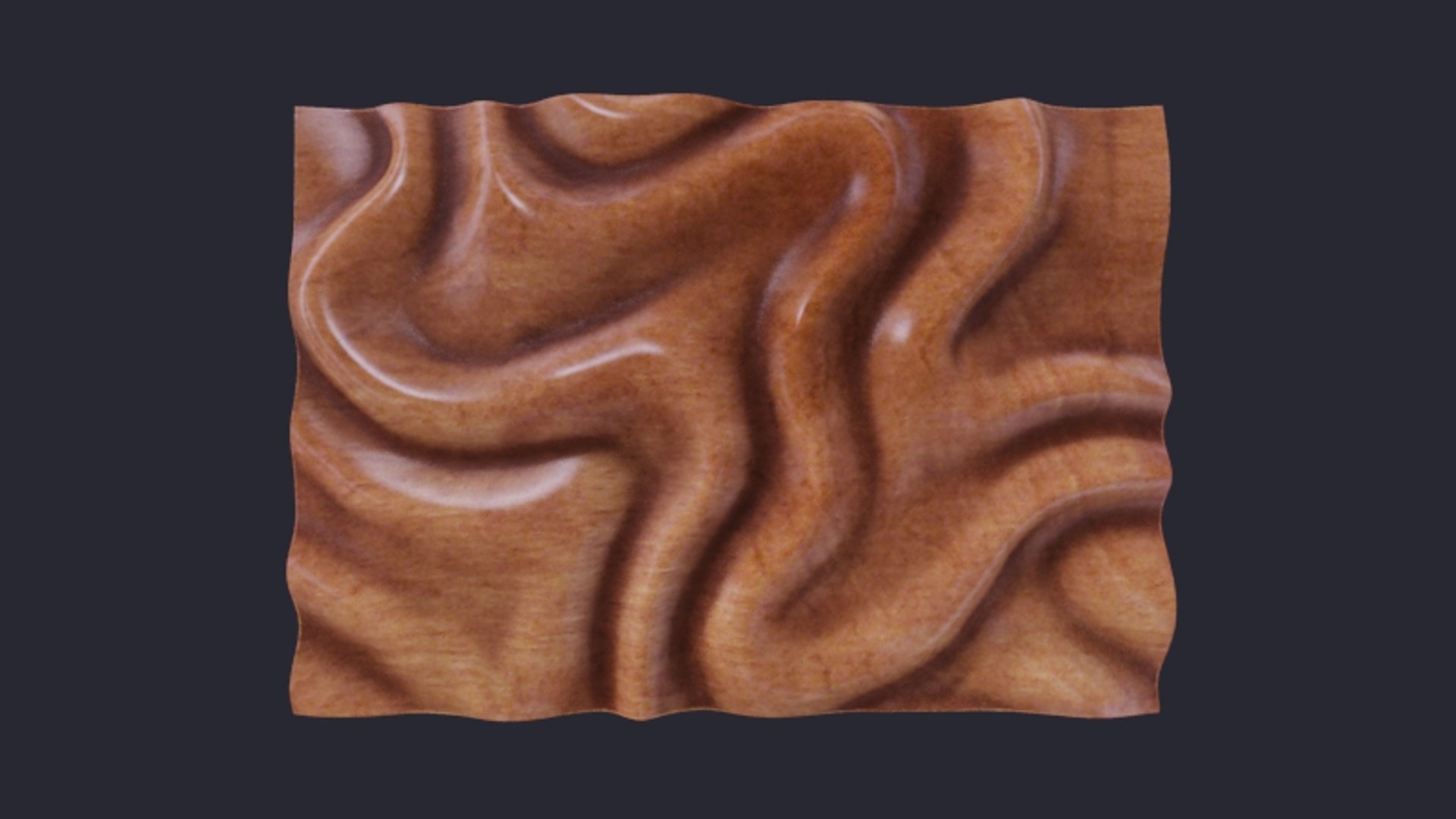 3D Wavy Wall Art Panel For Cnc Carving 3D Print Model - TurboSquid 2333955