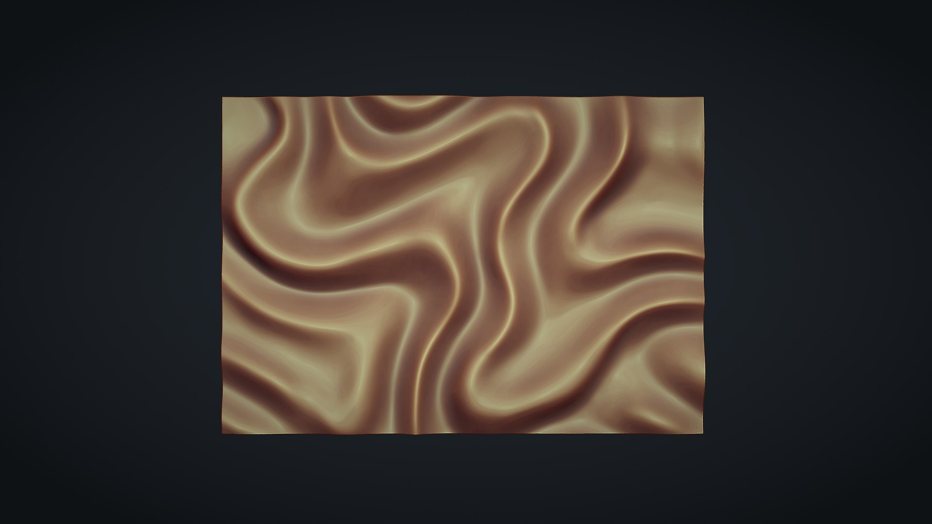 3D Wavy Wall Art Panel For Cnc Carving 3D Print Model - TurboSquid 2333955