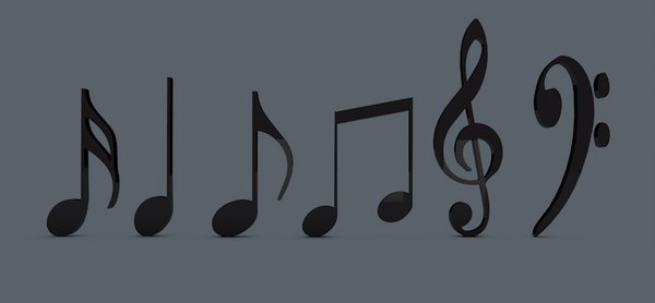 Musical Note 3D Models for Download | TurboSquid