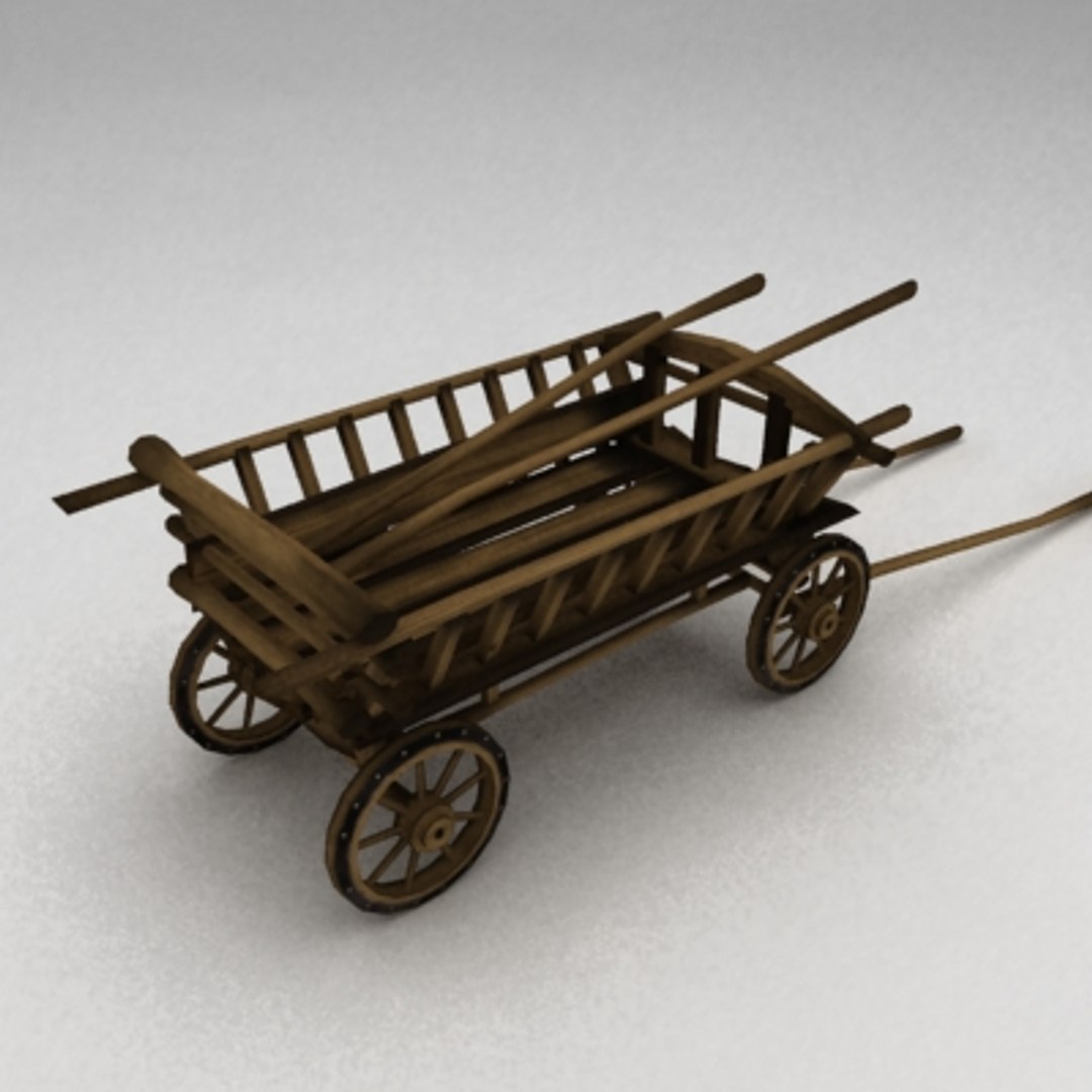 Medieval Cart 3d Model