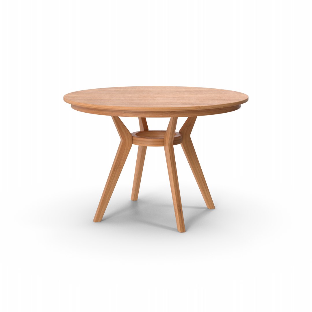 Wooden Ring Table 3D - TurboSquid 1843356