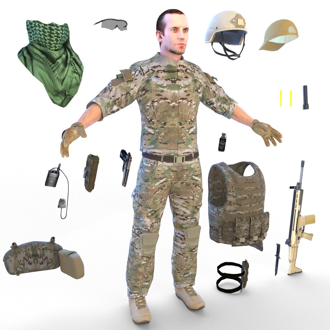 Special force 4k 3D model - TurboSquid 1498927