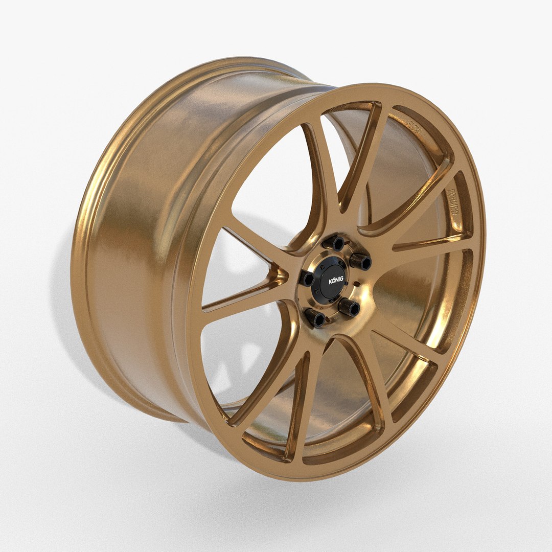 3D Konig Freeform 18x8 PCD 5x100 Rim - TurboSquid 1996716