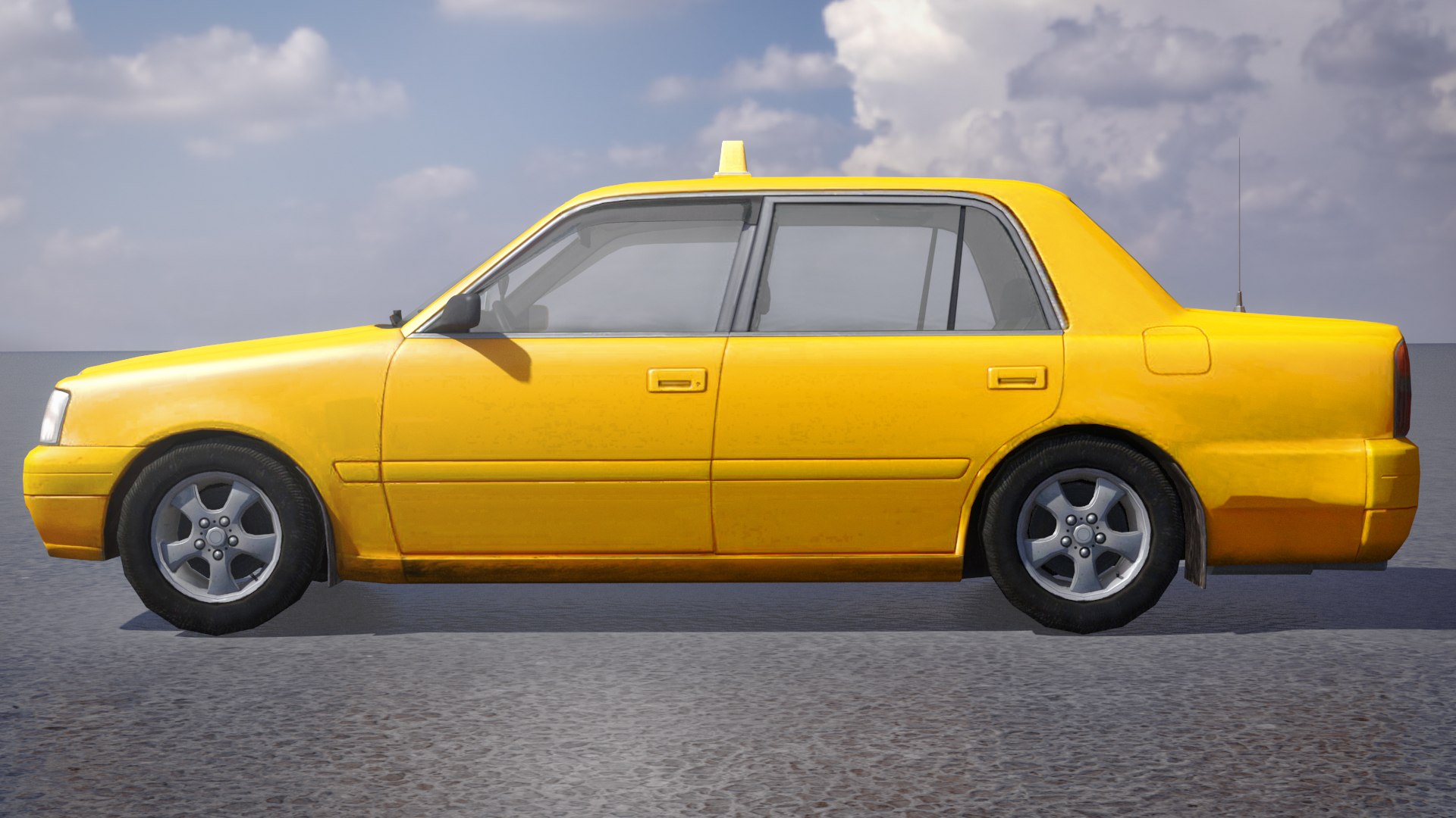 3D Model TW Taxi 001 - TurboSquid 2292142