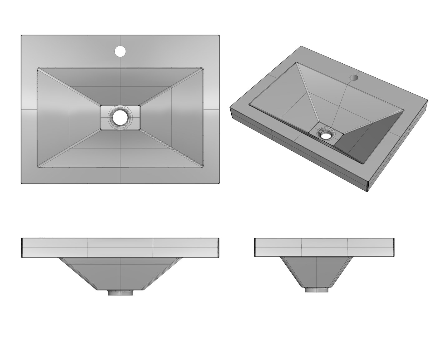 Basin 3D Model - TurboSquid 1583188