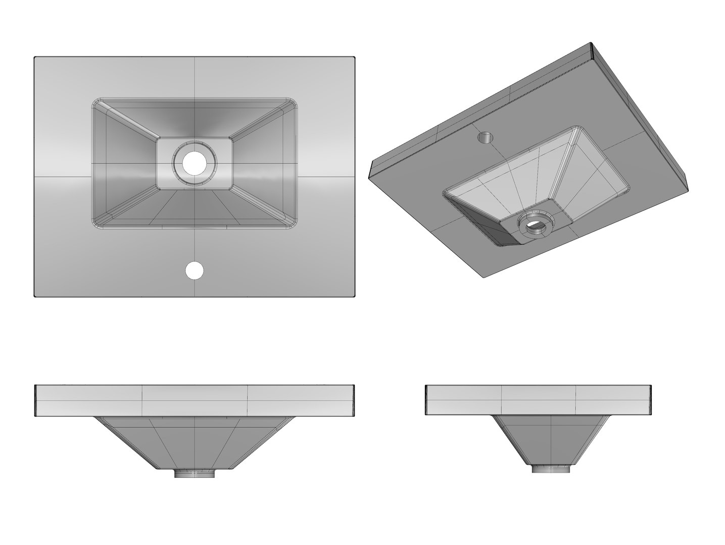 Basin 3D Model - TurboSquid 1583188