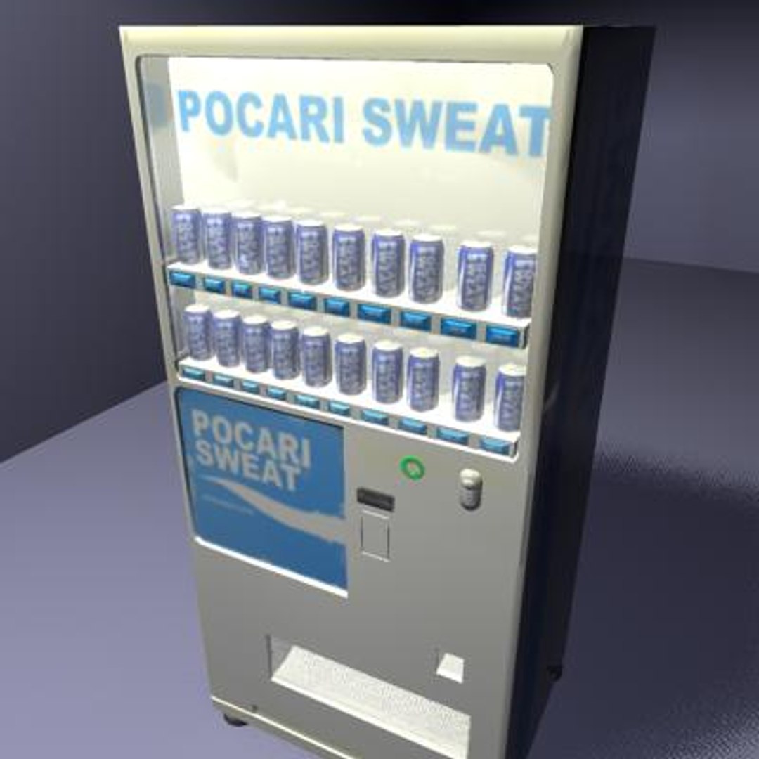 Vending Machine Japanese Pocari 3d Ma