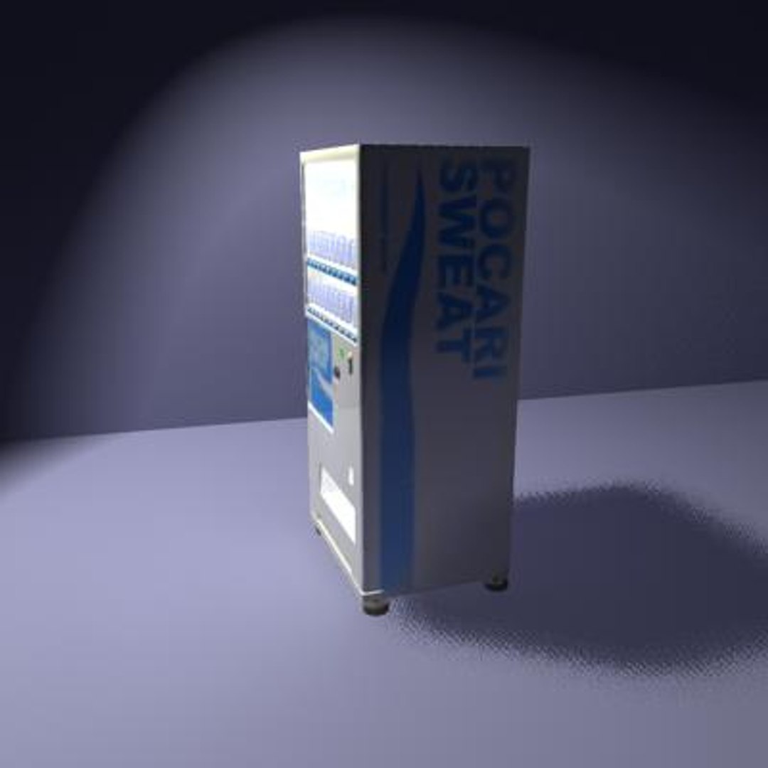 Vending Machine Japanese Pocari 3d Ma