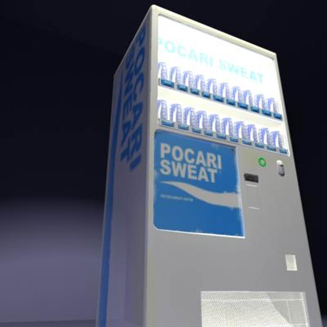 Vending Machine Japanese Pocari 3d Ma